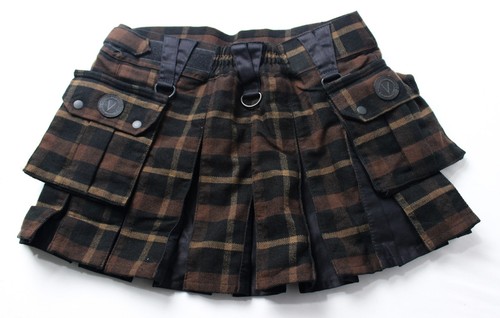 Verillas Lifestyles Men's Versatta Tartan Inverted Cargo Kilt AR8 Multi ...