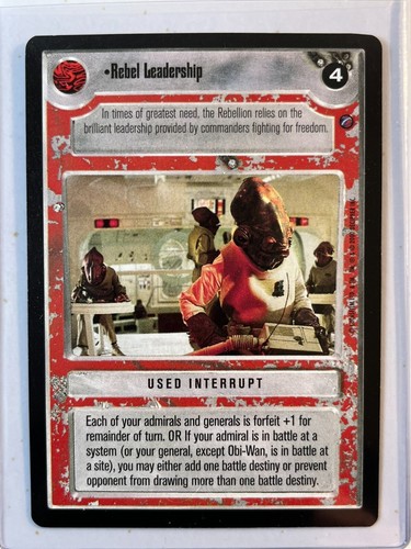 Decipher Star Wars CCG Rebel Leadership Death Star II | eBay