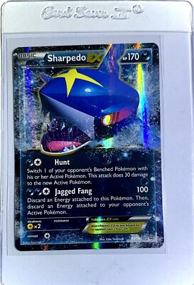 Pokémon TCG Sharpedo-EX Primal Clash 91/160 Holo Rare EX Near Mint ...