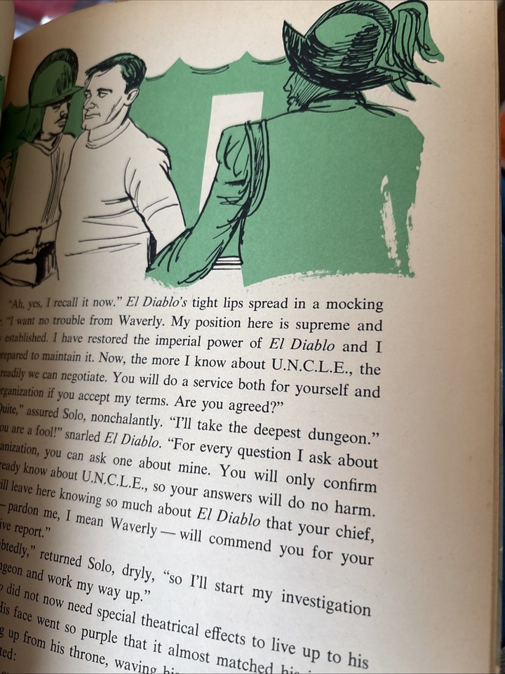 The Man from UNCLE Wonder book The coin of El Diablo Affair 1965 | eBay