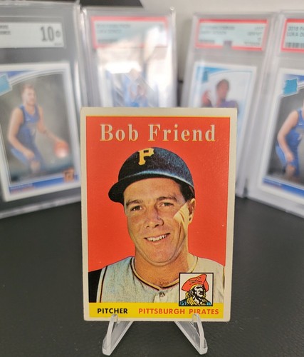 1958 Topps Baseball #315 Bob Friend Pittsburgh Pirates VG-EX | eBay