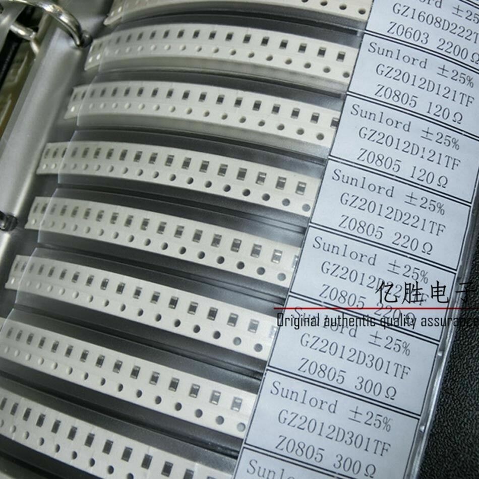 0402 0603 0805 Mix SMD/SMT Ferrite Bead Samples Book Assorted Kit ...