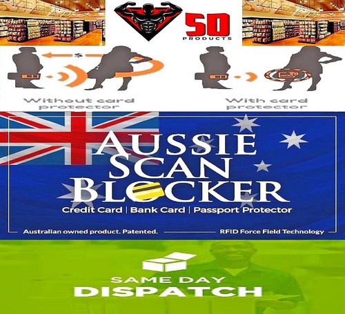 4 x RFID BLOCKING CARDS SCAN BLOCKERS ~ BE SMART & PROTECT YOURSELF ...