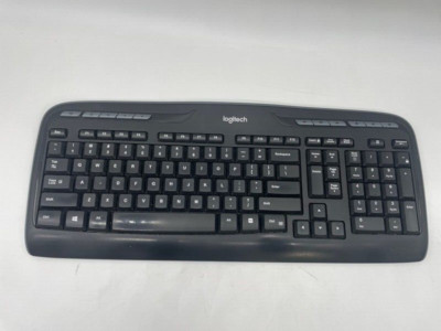 Logitech Wireless Keyboard QWERTY Black 820-008582 *NO DONGLE & NO ...