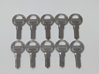 Lot of 10 Master K257RBOX, Double Sided Key Blanks for Master Lock | eBay