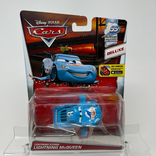 Disney Pixar Cars Lightning Storm Lightning McQueen Deluxe 95 Dinoco ...
