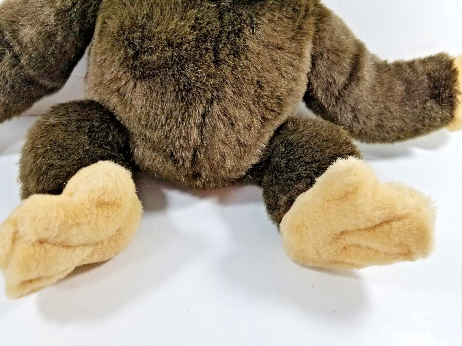 Plush Stuffed Monkey Chimpanzee Hand Puppet Pretend Play Imagination ...