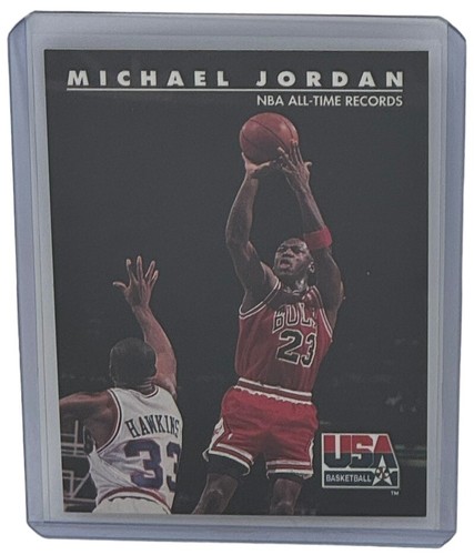 Michael Jordan 1992 Skybox USA Basketball NBA All-Time Records Card #45 ...