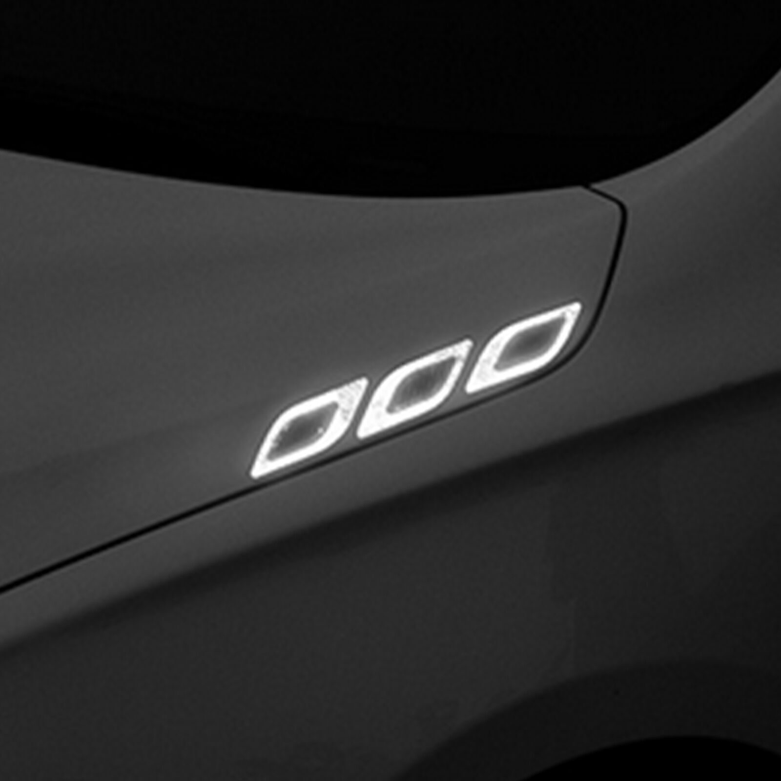 Car Reflective Warn Strip Tape Bumper Safety Stickers Decals Paster ...