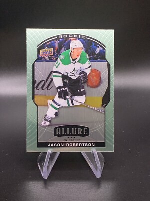 2020-21 Upper Deck Allure JASON ROBERTSON Rookie Steel Parallel #82 ...