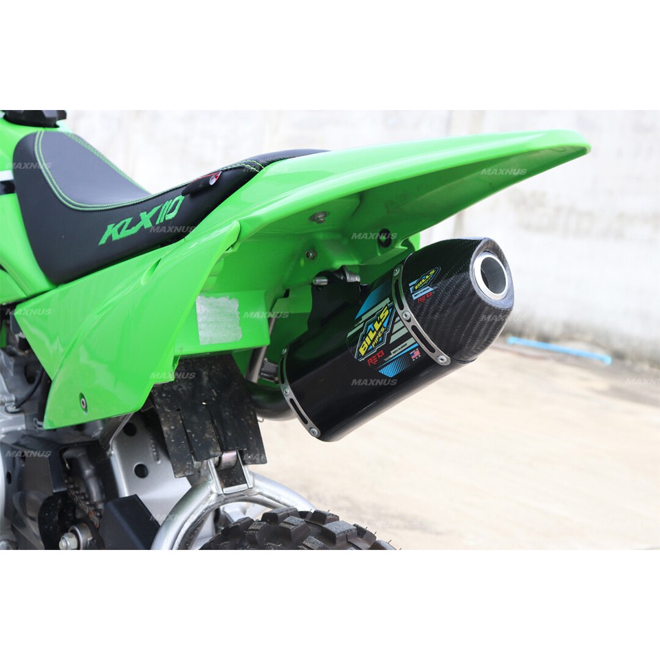 Full System Exhaust Muffer Racing Pipe Fit For KAWASAKI KLX110L KLX110L ...