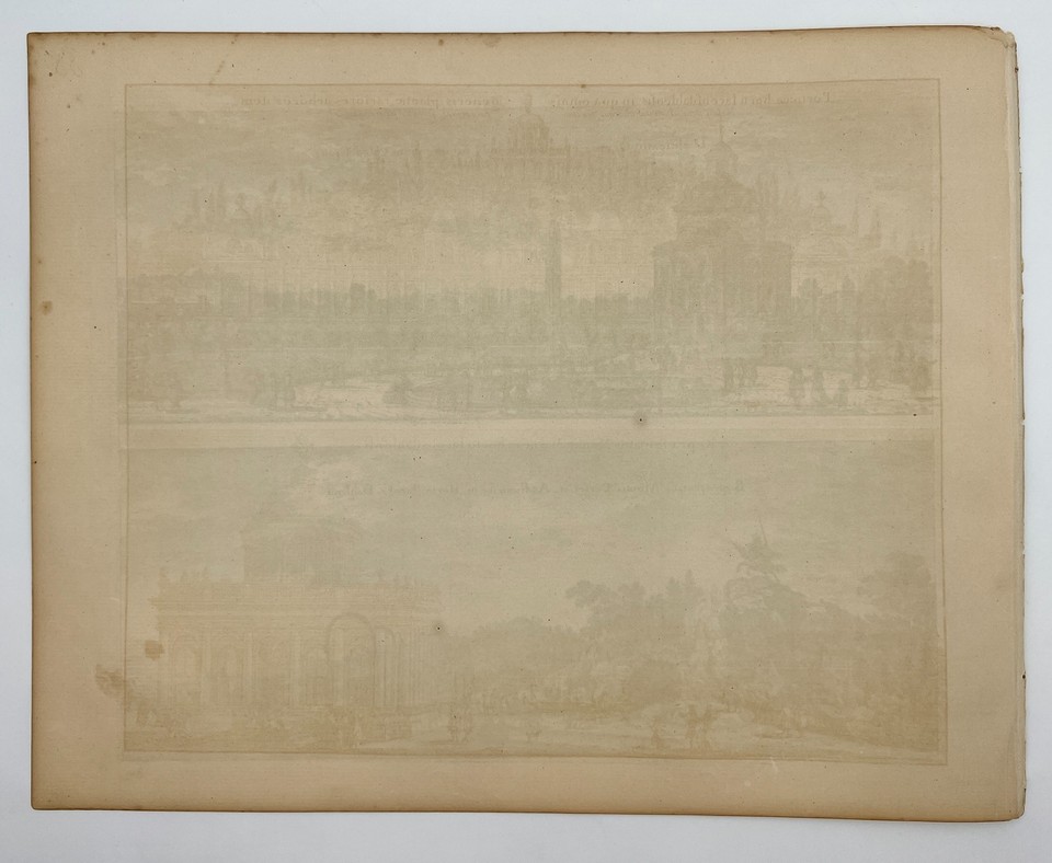 Antique Print - Erik Dahlberg - View of Jacobsdahl Castle Ulriksdal ...