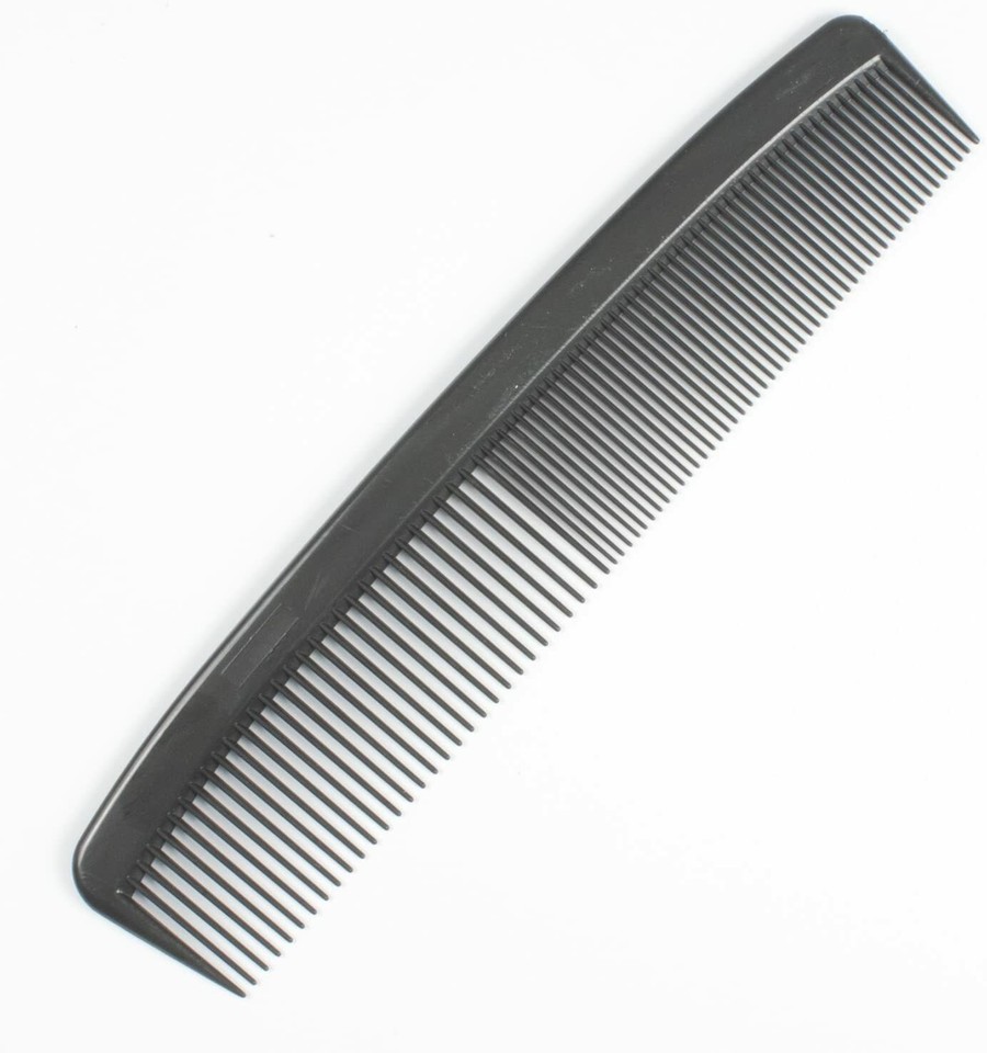 4 Piece - 6.5 " Unbreakable Black Plastic HAIR COMB | eBay