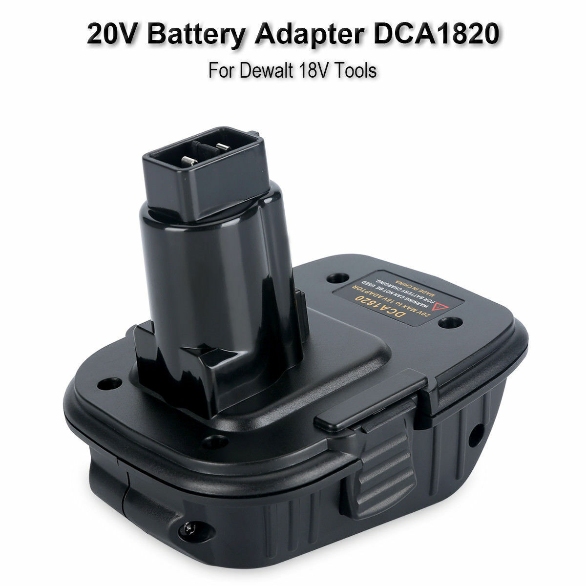 DEWALT+DCA1820+20V+Battery+Adapter+-+Black%2FYellow for sale online | eBay