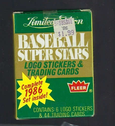 1986 Fleer Baseball Sealed Superstars Limited Edition Complete Set | eBay