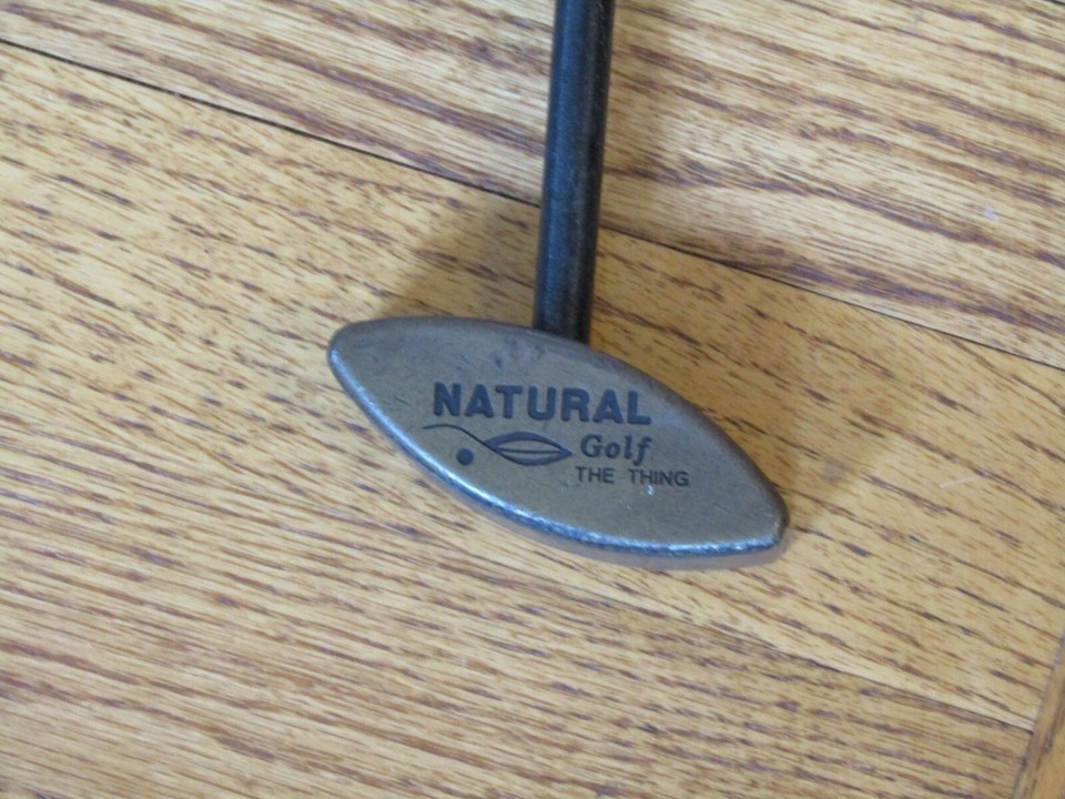 NATURAL GOLF CORP - THE THING PUTTER - SQUARE GRIP - BLACK SHAFT | eBay