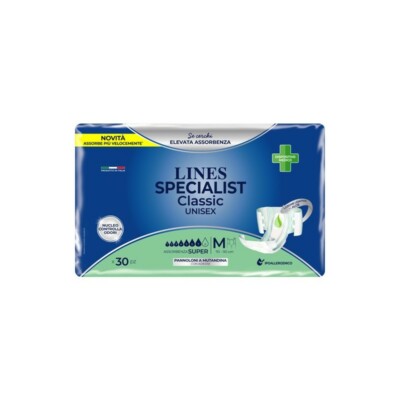 LINES Specialist Classic Super - 30 diapers size medium | eBay