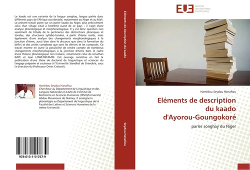 Hamidou Seydou Hanafiou | Eléments de description du kaado d'Ayorou ...