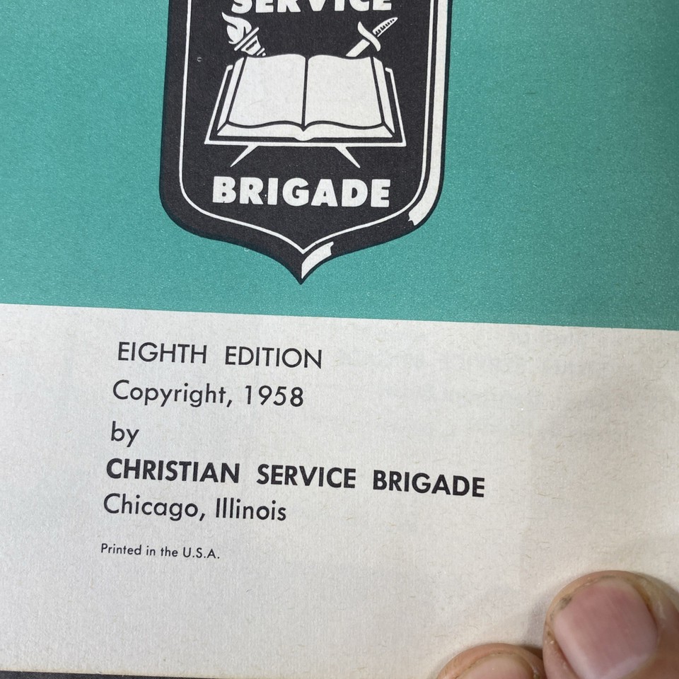 Christian Service Brigade Book: Brigade Trails A Guidebook for Boys ...