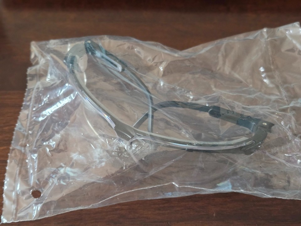 Uvex by Honeywell Genesis Safety Glasses Black Frame, Clear Lenses ...