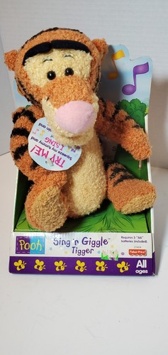 Vintage 1998 Fisher Price Disney Sing And Giggle Tigger In Box | eBay