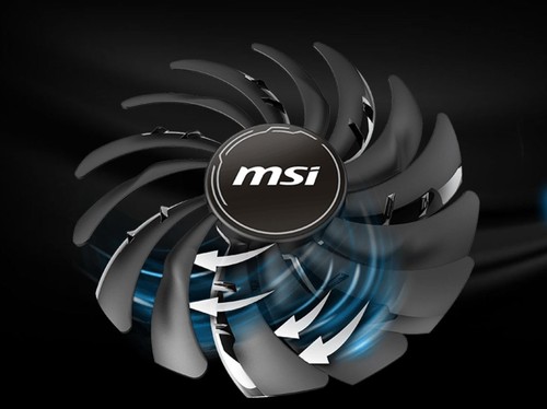 MSI RX6700XT RX6600XT MECH 2X PLD10010B12HH Graphics Card Cooling Fan ...