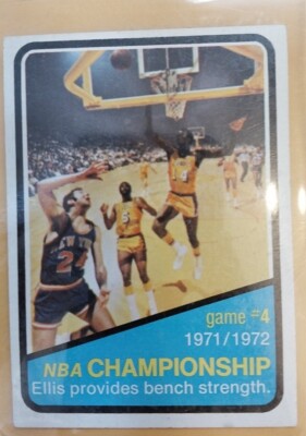 1972-73 Topps NBA Championship Game 4 Bill Bradley Leroy Ellis #157 | eBay