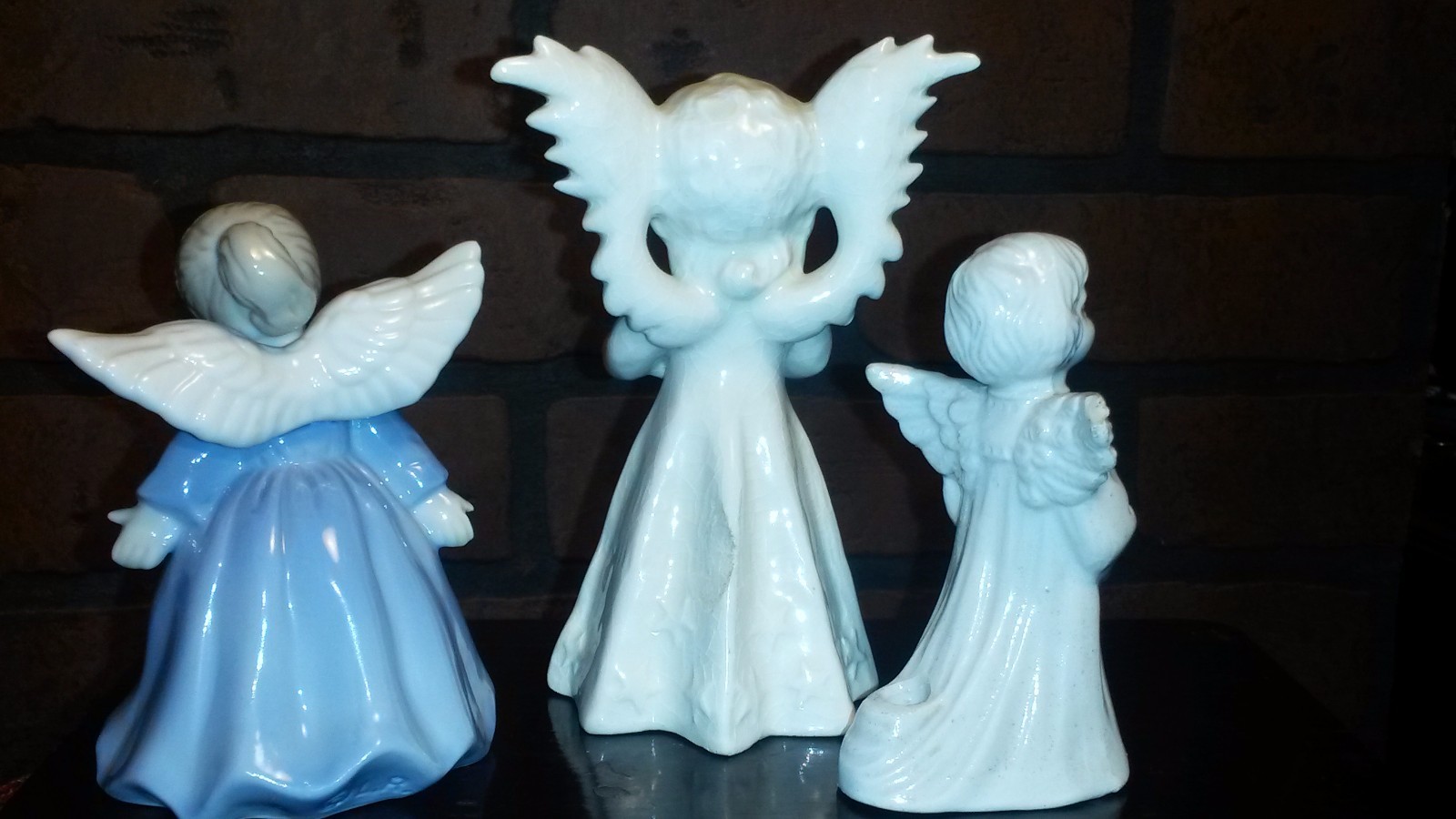 Set of 3 Porcelain Angels Vintage | eBay