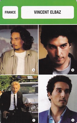Fiche Cinéma - Acteurs - VINCENT ELBAZ | eBay