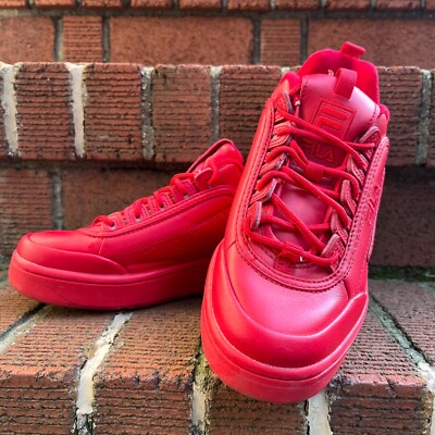 FILA Disruptor 2 - Total Red - Women's Size 8.5 791273293908| eBay