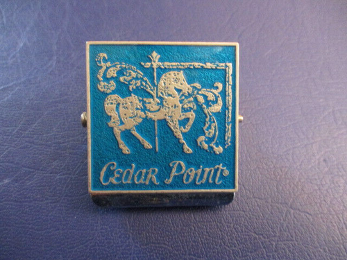 Cedar Point Amusement Park Metal Clip Fridge Magnet Paper Holder | eBay