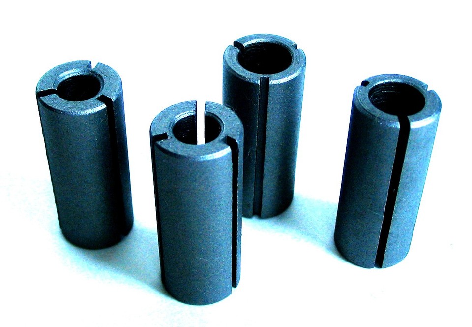 4 pc Collet Reducer Bushing for 8mm, 1/4" Router Bit GSA | eBay