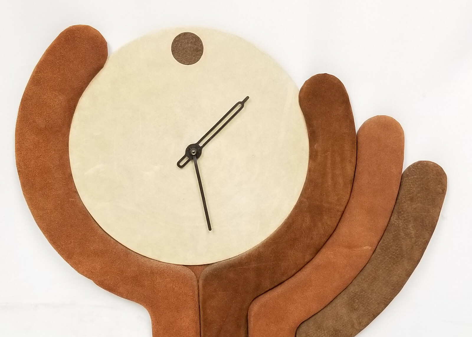 RARE VINTAGE 1976 AUSTIN PRODUCTION MODERNIST WALL CLOCK ~ 34" * WORKS ...