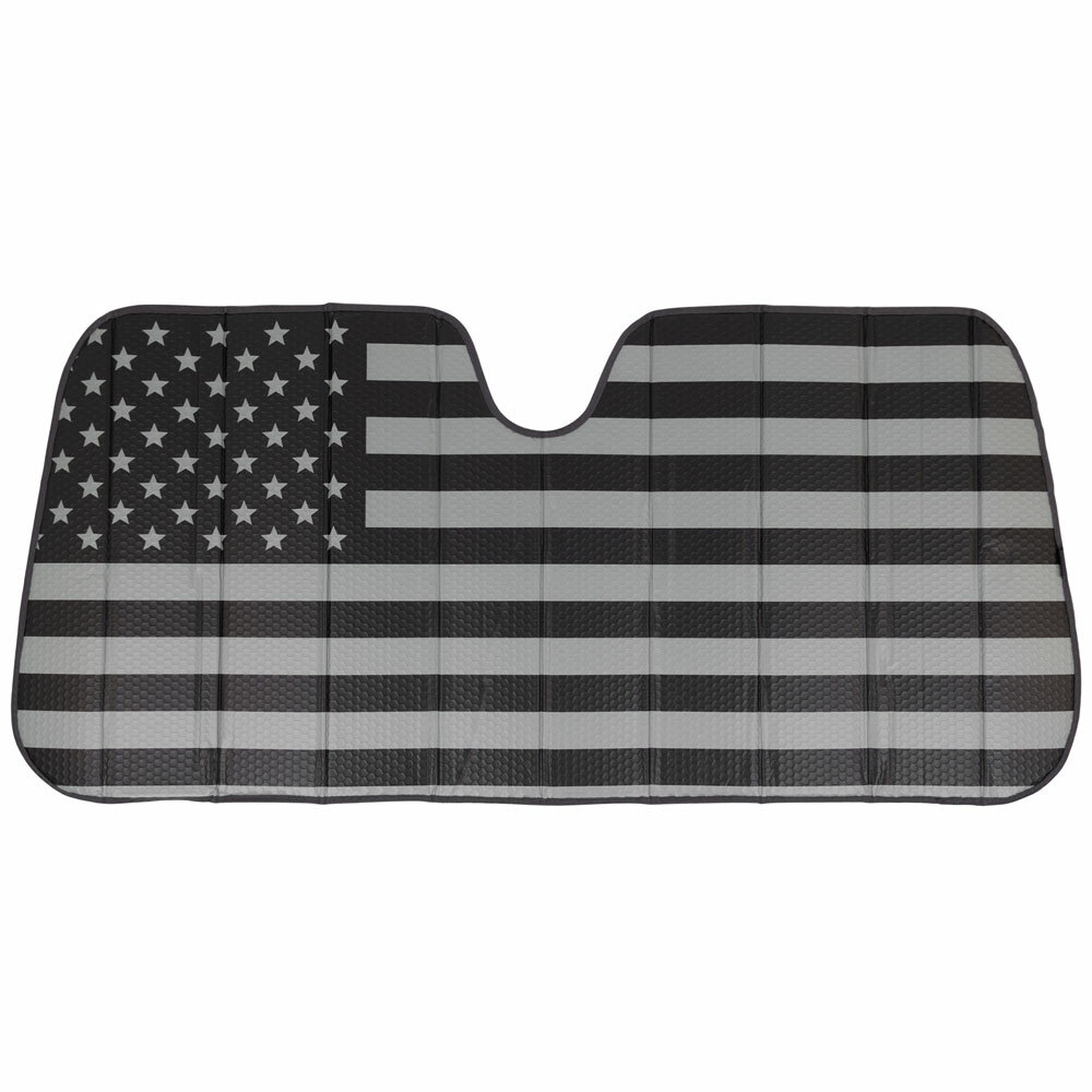 USA Flag Car Sun Shade Front Window Windshield Sunshade Cover Van Truck ...