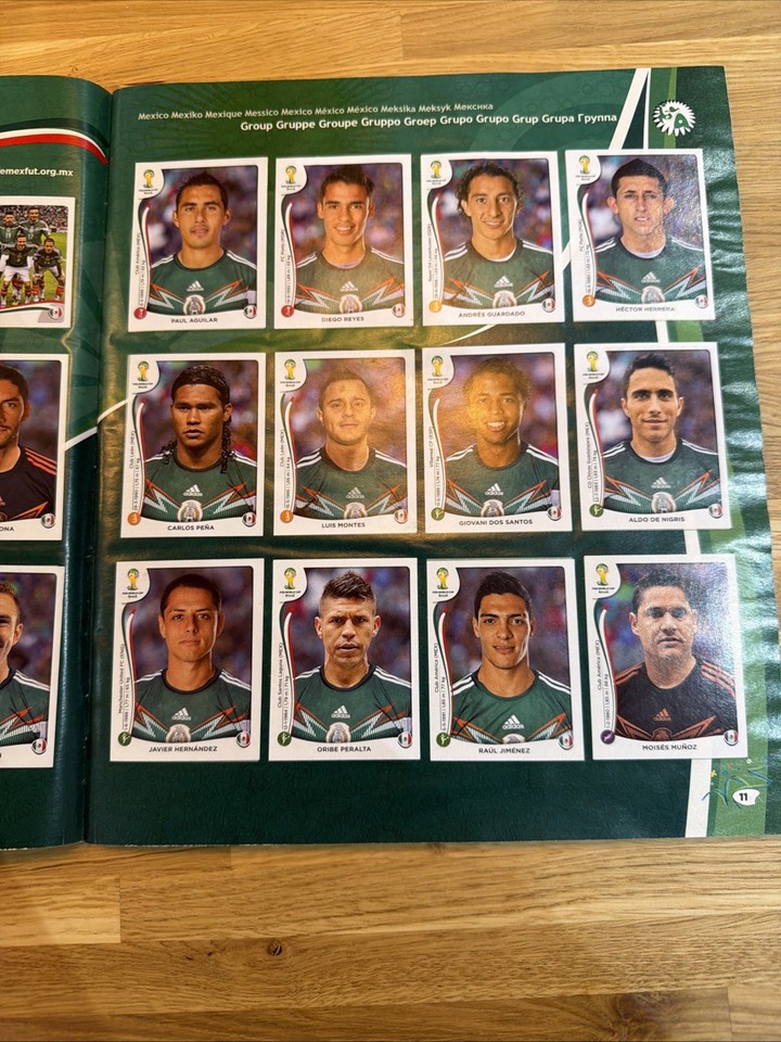 Fifa World Cup 2014 Sticker Book Brazil 90% Complete. | eBay UK