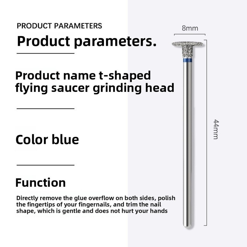 Disc Grinding Burr Removal Head Diamond Nail Polishing Bits Nail Salon ...