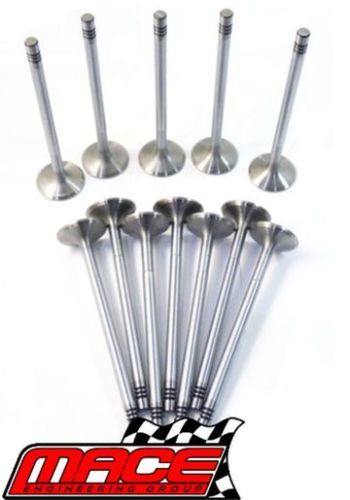 12 X MACE STAINLESS STEEL INTAKE VALVE FOR HOLDEN ALLOYTEC LU1 LCA 3.2L ...