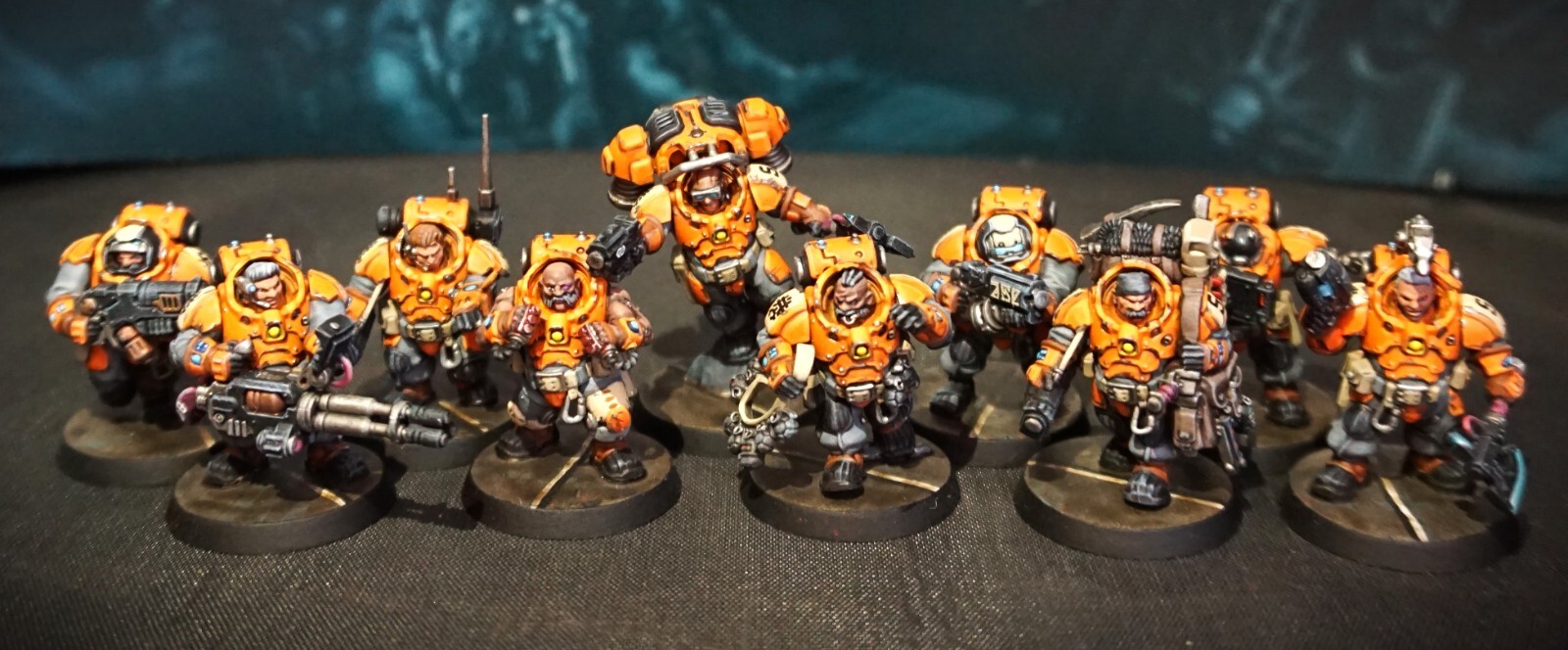 Kill Team: Hearthkyn Salvagers painted Warhammer 40k Leagues of Votann ...