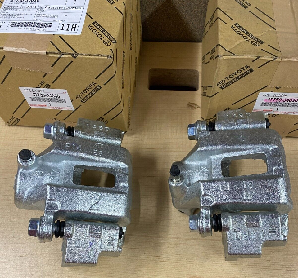 2003-2009 LEXUS GX470 GENUINE OEM REAR BRAKE CALIPERS 4773034030 ...