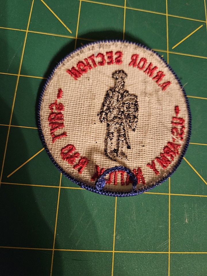 Army Natick Research Development Labs Patch Armor Section Combat ...