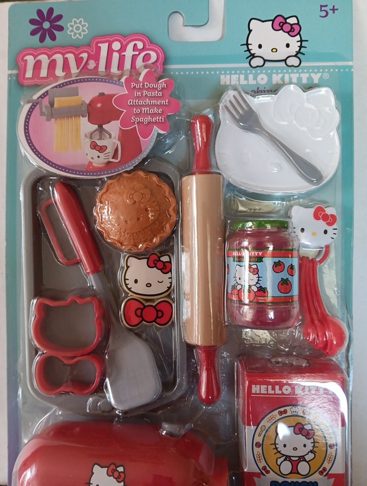 My Life As Hello Kitty Mixer Kitchen Accessory Cooking Play Set NEW For ...