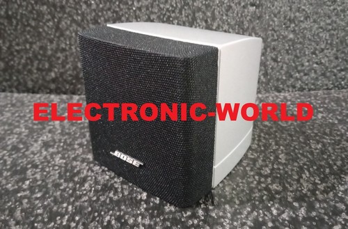 MINT Bose Single Cube Silver / Black Speaker Acoustimass Lifestyle | eBay