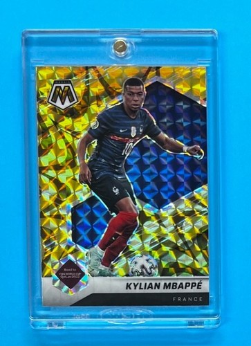 Kylian Mbappe RARE GOLD REFRACTOR MOSAIC INVESTMENT CARD SSP WORLD CUP ...