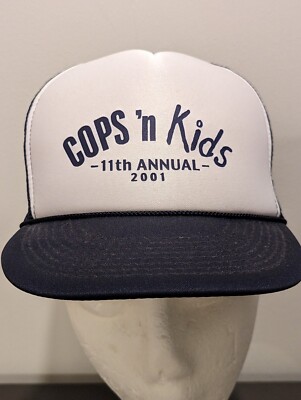 Vintage Otto "Cops 'n Kids" Snapback Rope Trucker Hat | eBay