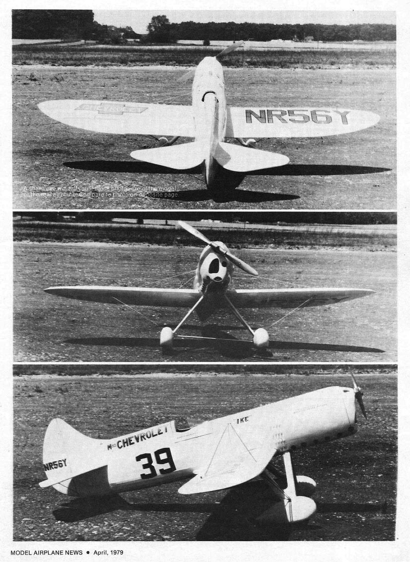 Model Airplane Plans (RC): Howard DGA-5 'Ike' 56" Scale for .40 by ...