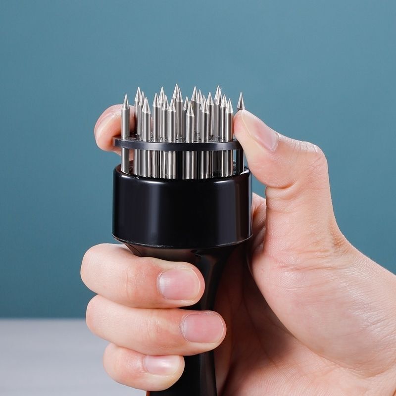 Professional Meat Tenderizer Stainless Steel Needle Cooking Hammer ...