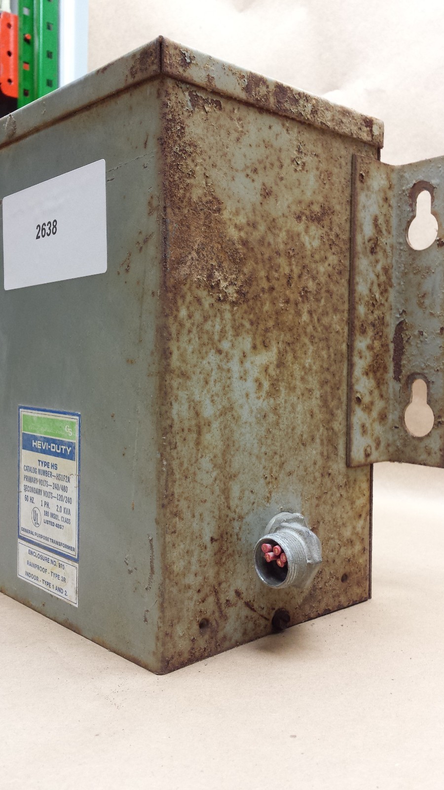 General Signal Hevi-duty Transformer HS1F2A Item# 2638 for sale online ...