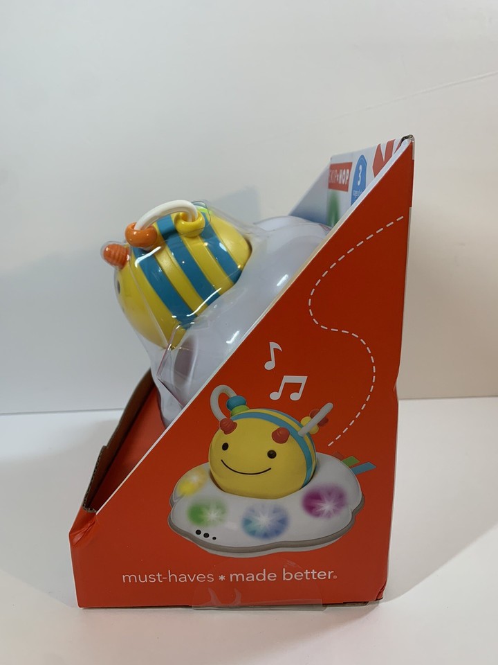New Skip Hop Developmental Learning Crawl Toy 3-Stage Follow-Me Bee ...