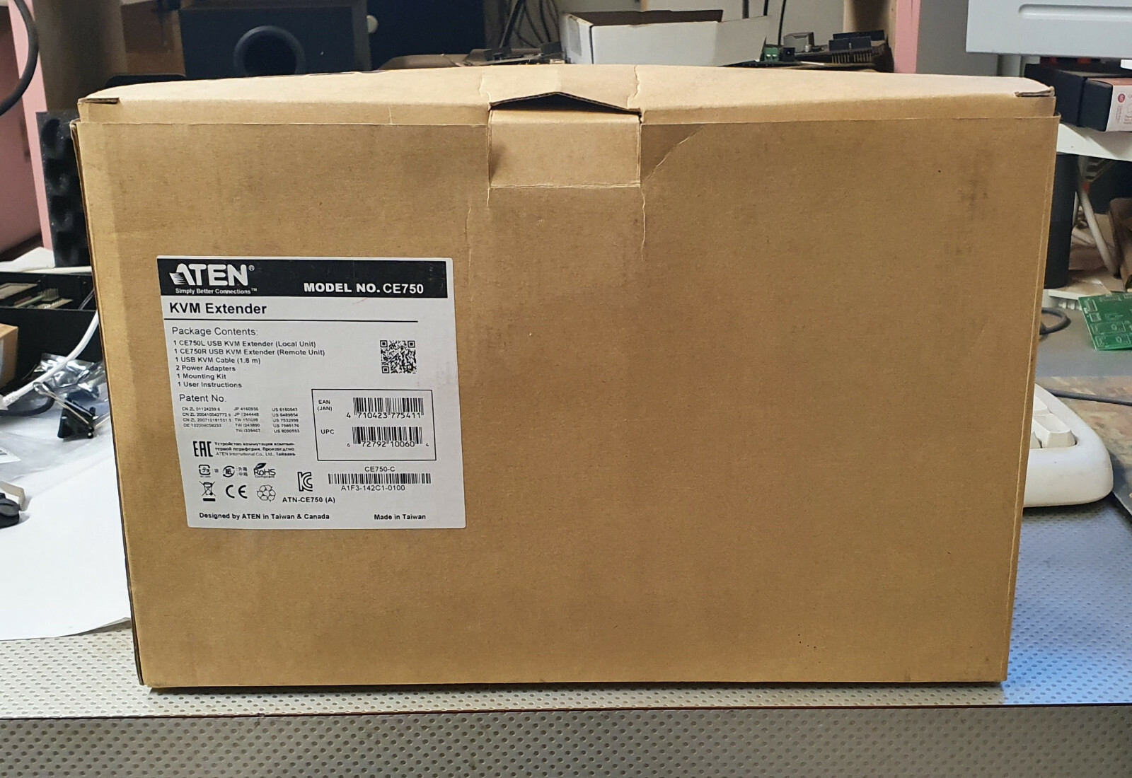 ATEN CE750 KVM / audio / serial / extender USB up to 200m | eBay