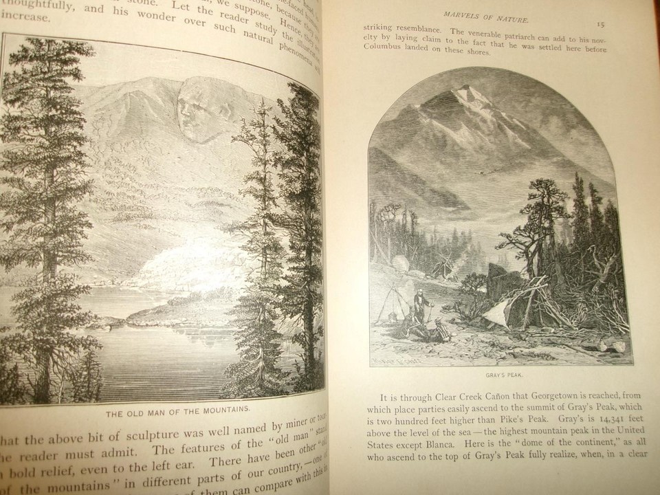 1892 INDIAN WARS OLD WILD WEST RAILROADS PIONEER GUIDE MINING FARM ...